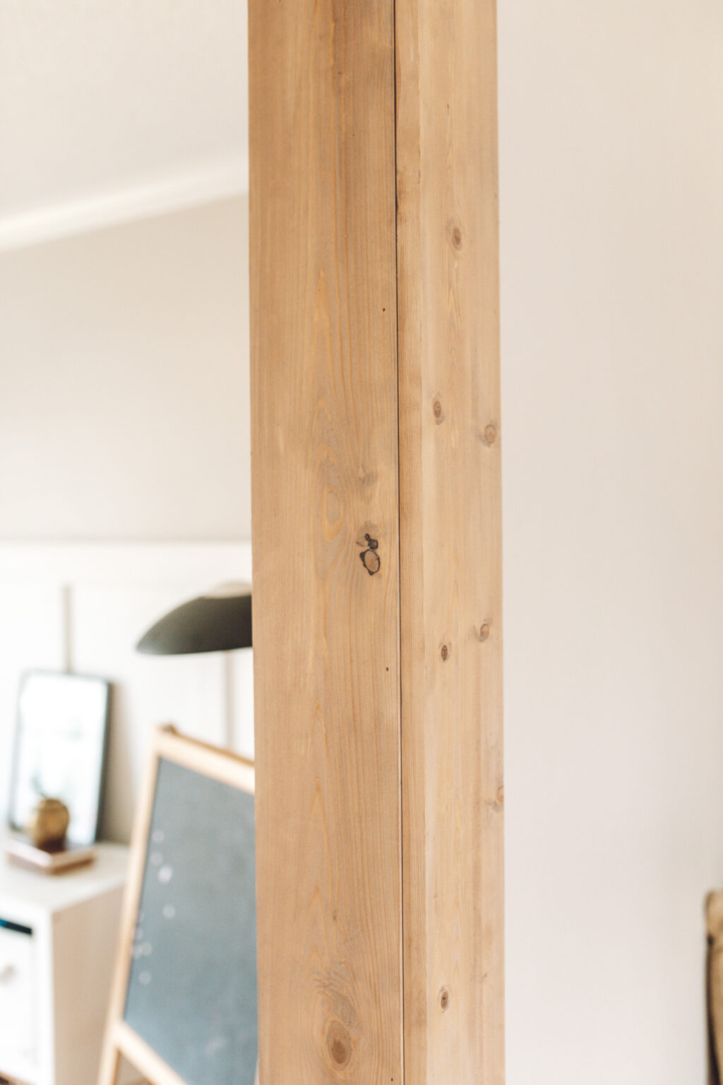 DIY Wood Beam Doorway - Full Hearted Home