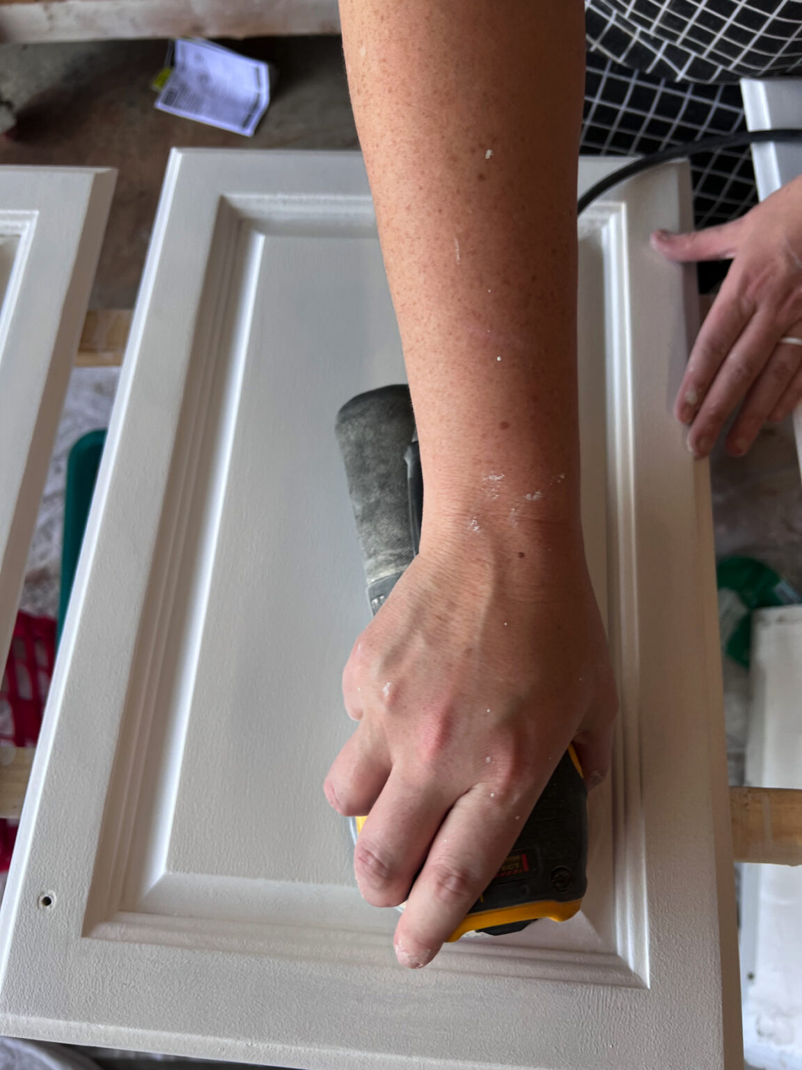 How to Repaint Painted Cabinets for a Professional Finish - Full ...