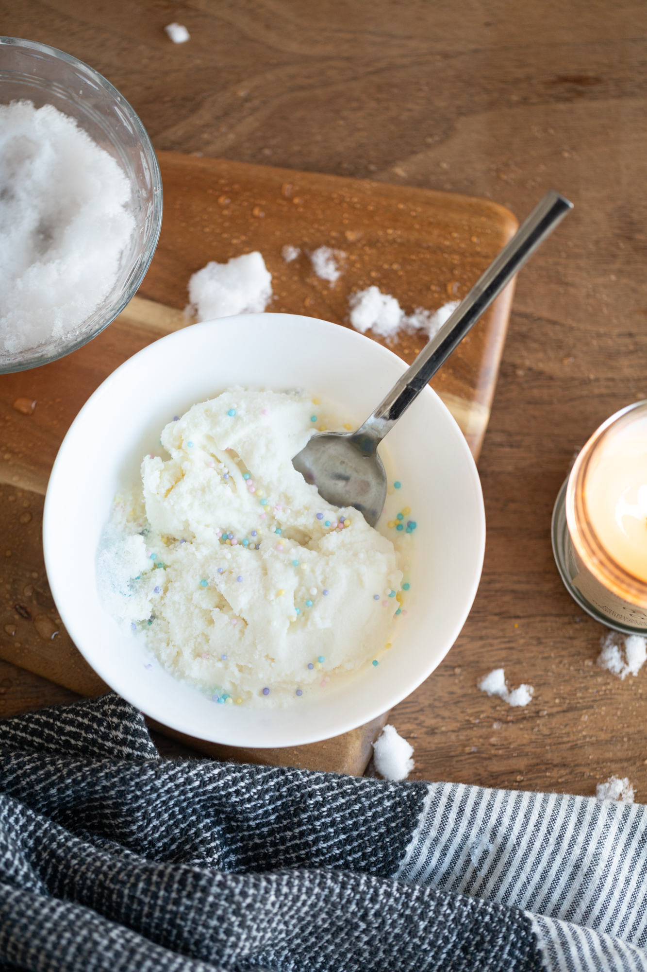 How to Make Snow Ice Cream | Three Ingredient Recipe - Full Hearted Home